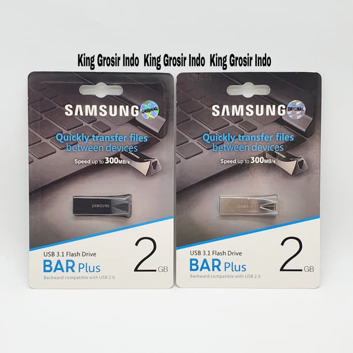 Jual Flashdisk Samsung Original 2GB BAR Plus 300Mbps Flash Drive USB 3. ...