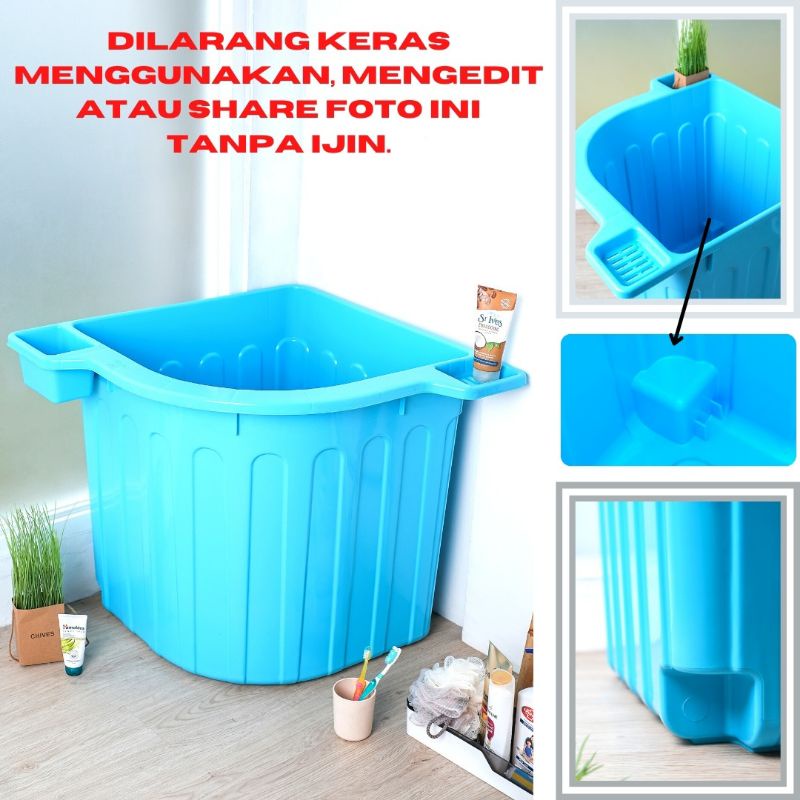 Jual Bak Air | Bak Mandi | Bak Air Kamar Mandi Besar Sudut Pvc 70x70x61 ...
