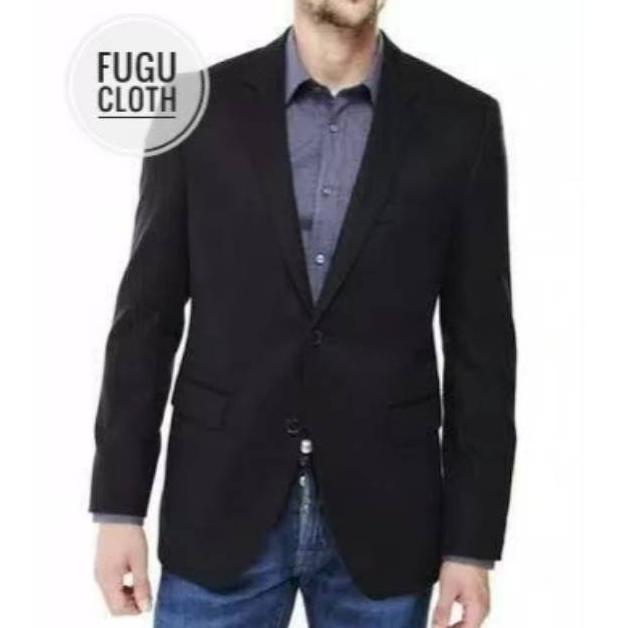 Jual Jas Resmi Jas Formal Jas Nikah Blazer Pria Instinct Black | Shopee ...