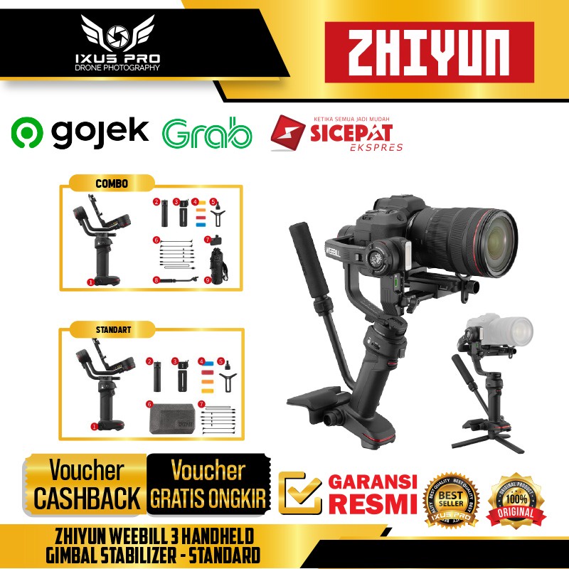 Jual Zhiyun WEEBILL 3 Handheld Gimbal Stabilizer | Shopee Indonesia