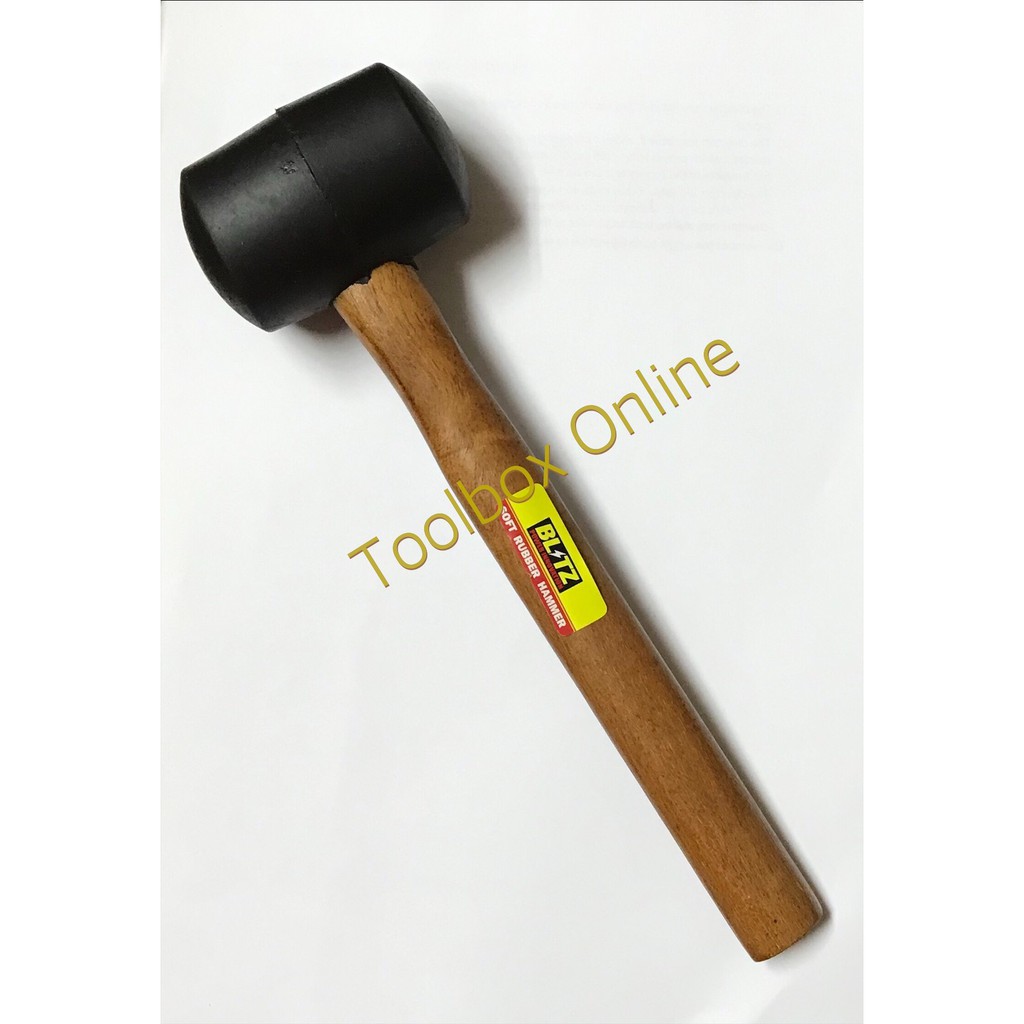 Jual Palu Karet gagang kayu kecil 8 oz Rubber Mallet Hammer | Shopee ...