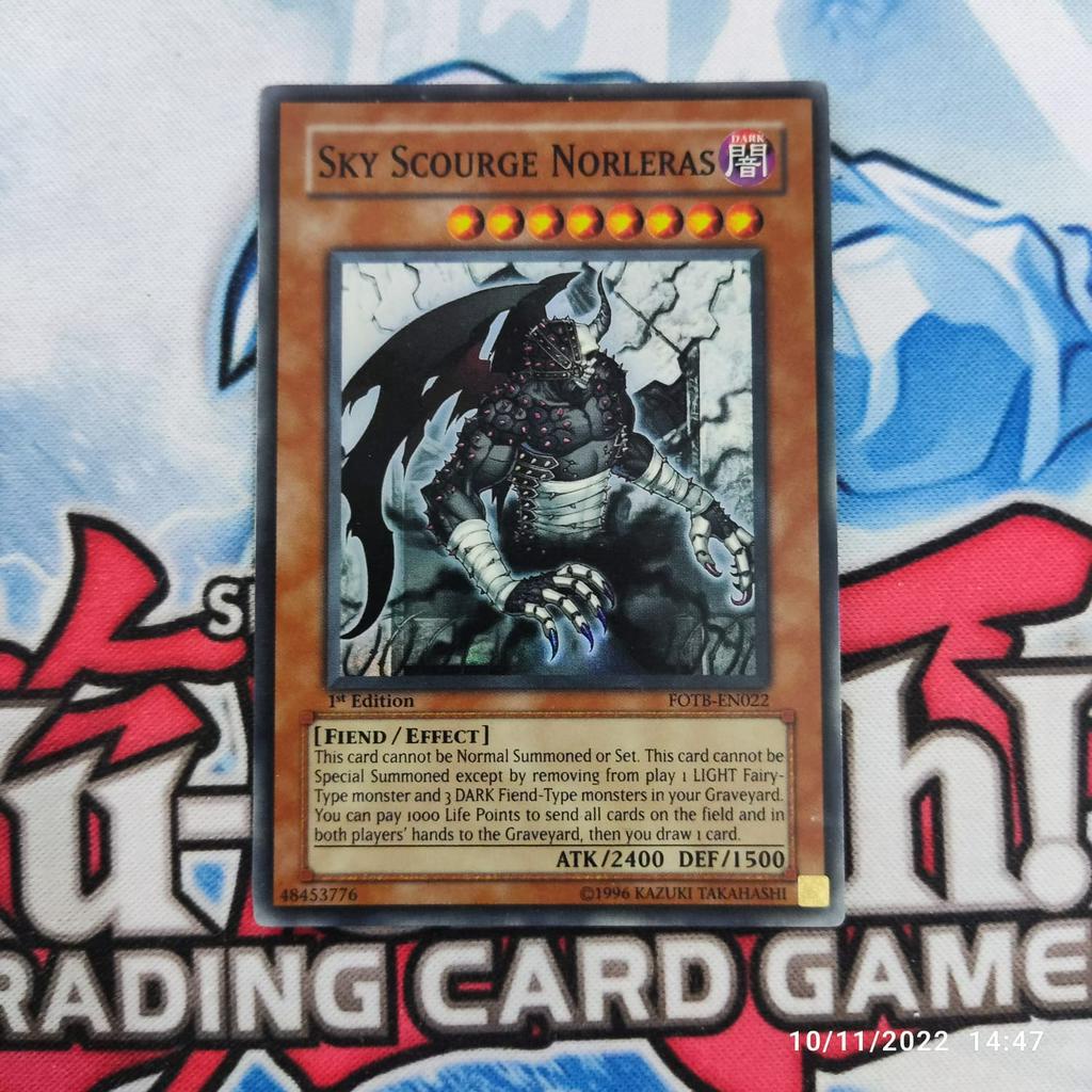 Jual yugioh sky scourge norleras FOTB super rare original | Shopee Indonesia