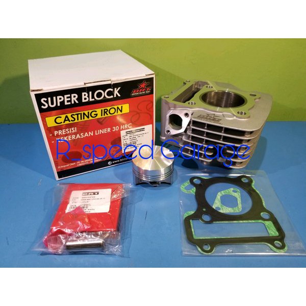 Jual BLOK CAST IRON & FORGED PISTON BRT JUPITER Z 5TP VEGA R NEW 110 ...