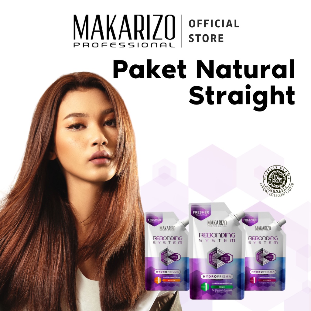 Jual Natural Straight / Perawatan Pelurus Rambut / Pelurus Rambut Tanpa ...