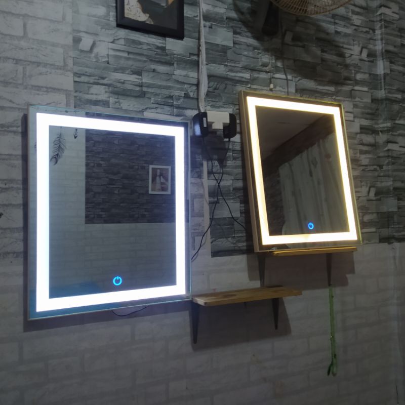 Jual CERMIN DINDING VANITY MIRROR LED TOUCHSCREEN SENSOR SENTUH ...