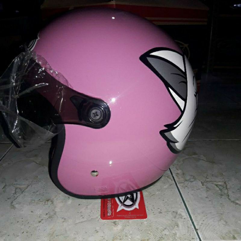 Jual helm XYZ kucing (catty) | Shopee Indonesia