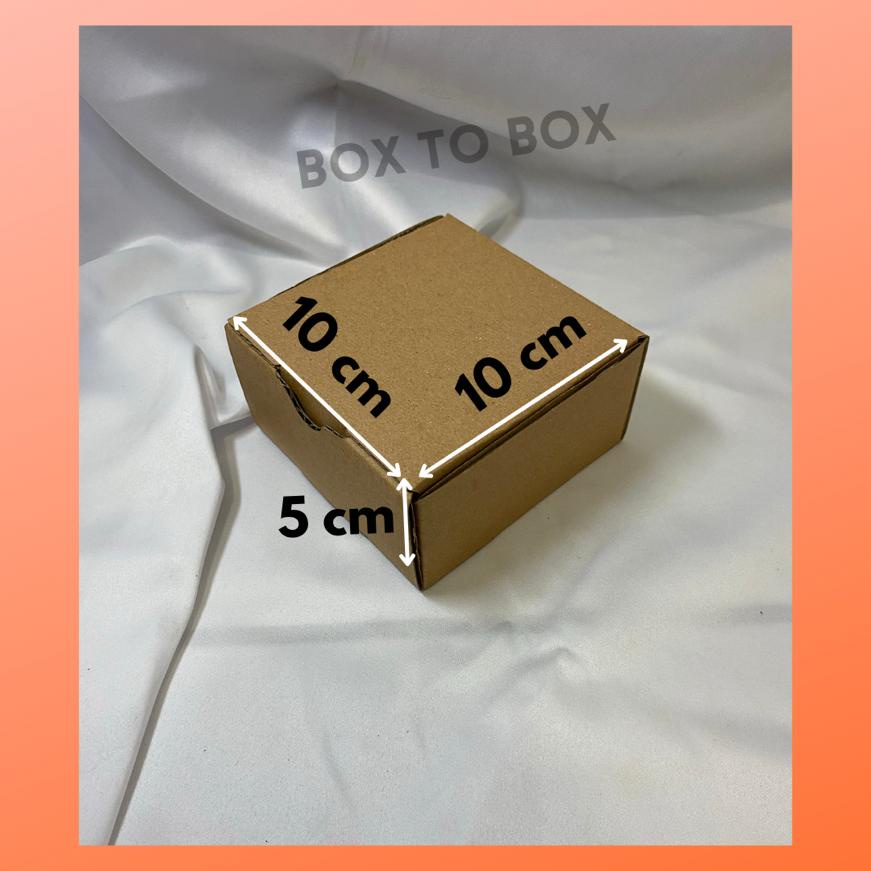 Jual Kardus Mini 10 Pcs ukuran 10x10x5 cm dus packing untuk kemasan ...