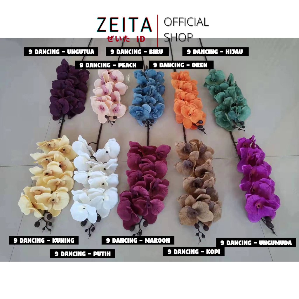 Jual Zeita - Anggrek 9 DANCING ORCHID Jumbo Tangkai Panjang | Shopee ...