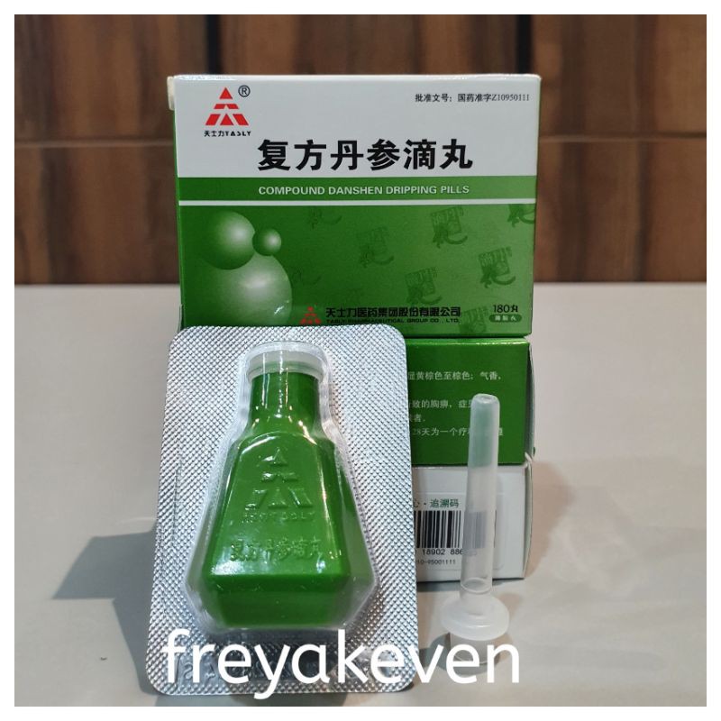 Jual ORIGINAL Compound Danshen Dripping Pills - Fu Fang Dan Sen Ti Yen ...