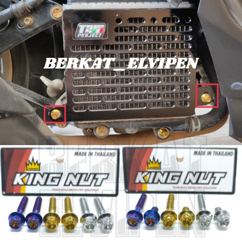 Jual Baut Probolt Cover Radiator TZM ARM Variasi Nmax Old New Aerox Old ...