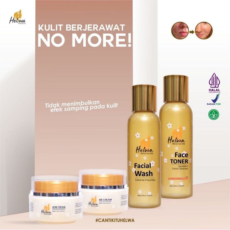 Jual Helwa Beautycare Paket Acne {WAJIB KONSULTASI} | Shopee Indonesia