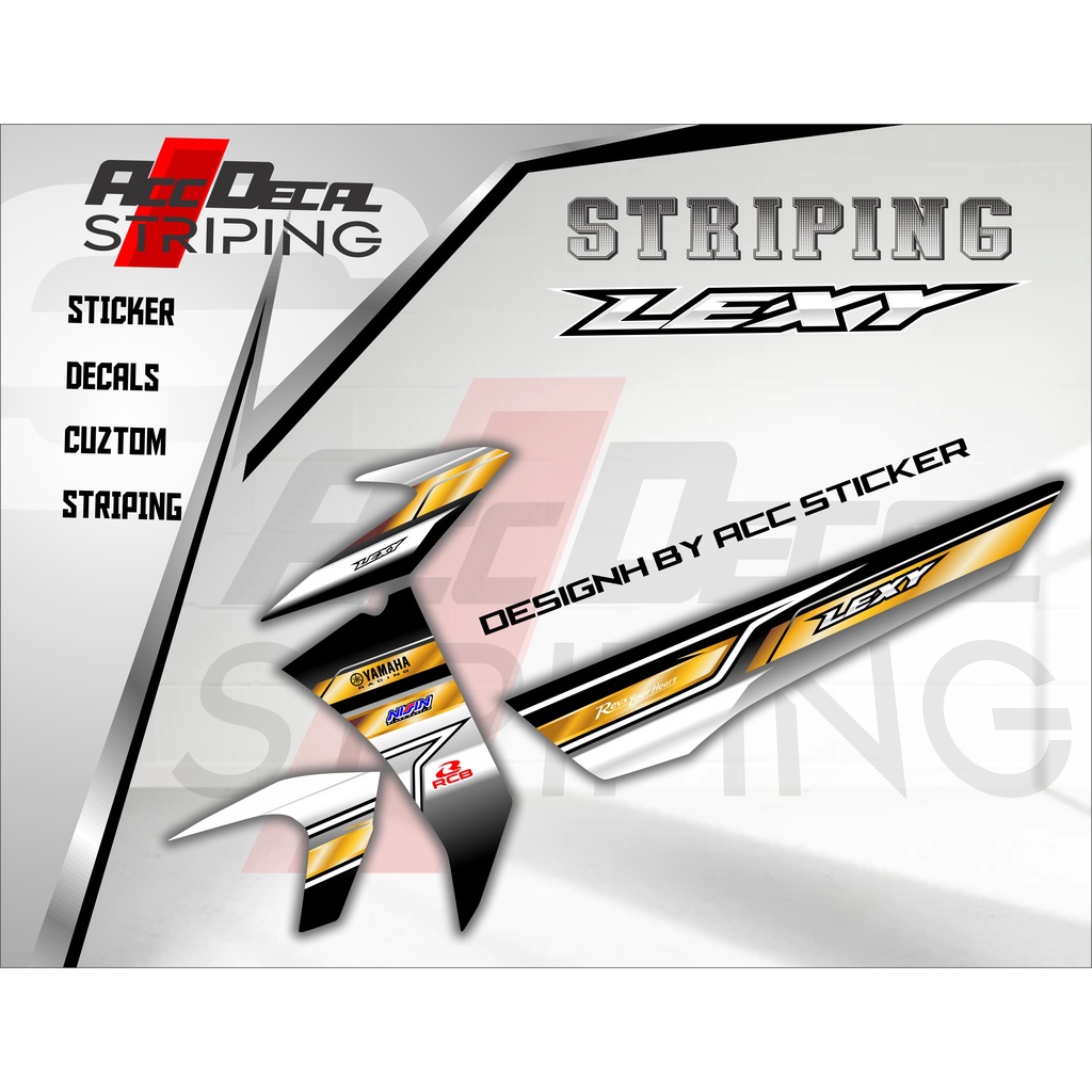 Jual sticker lexi striping lexi decal lexi | Shopee Indonesia