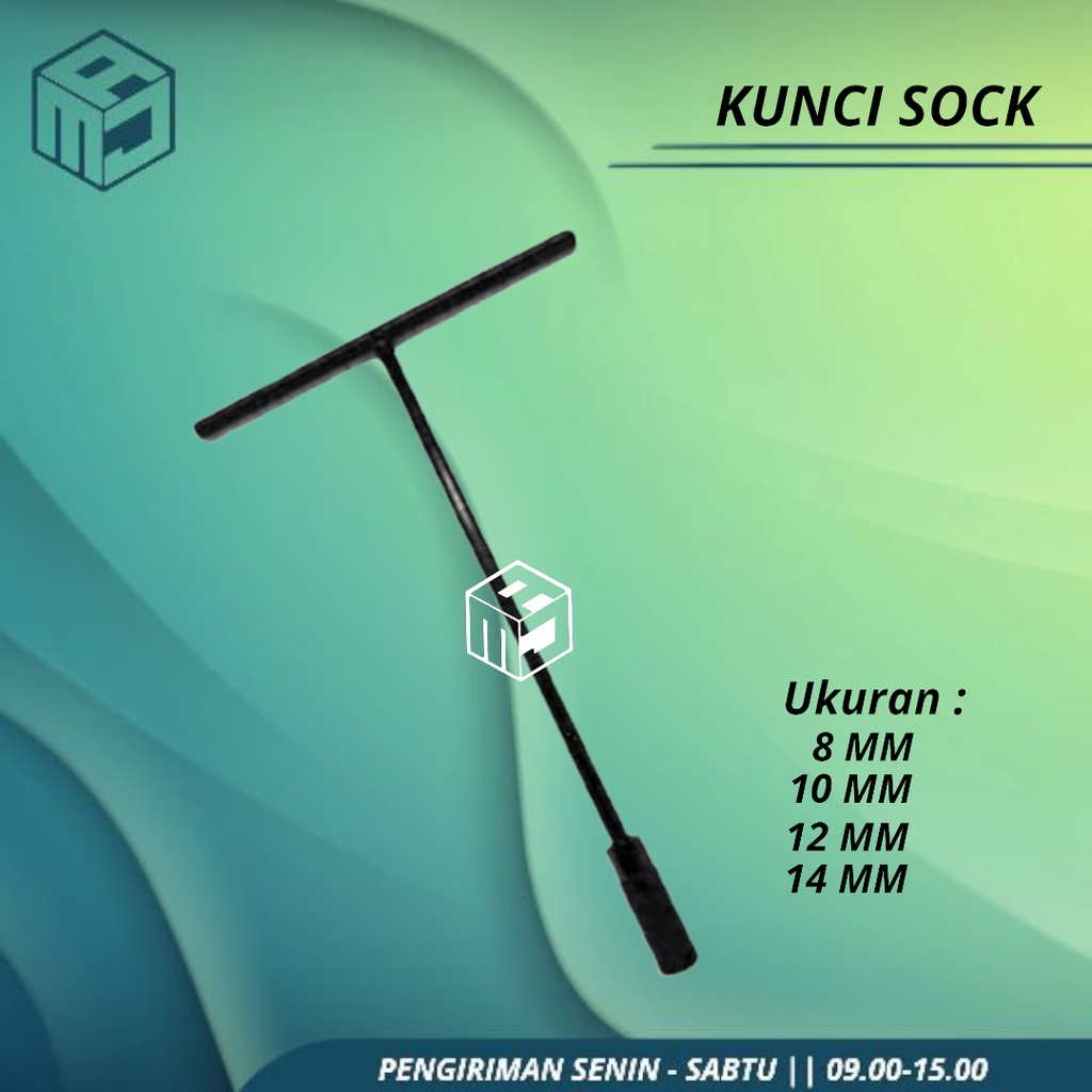 Jual KUNCI T / KUNCI SOCK T / KUNCI T HARGA SATUAN 8,10,12,14mm | Shopee Indonesia