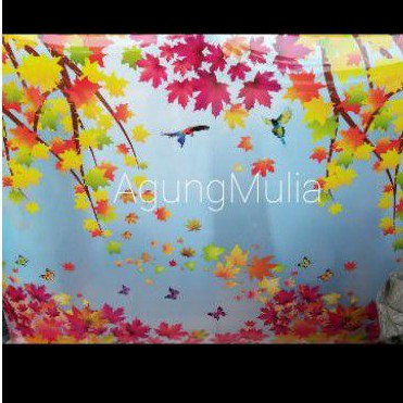 Jual Per meter Fiber pagar motif bunga burung putih fiber pintu tutup ...