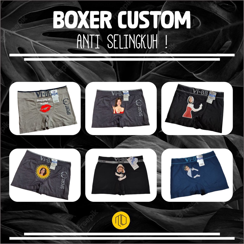 Jual (FREE BOX) BOXER CUSTOM CELANA DALAM UNIK ANTI SELINGKUH TERMURAH ...