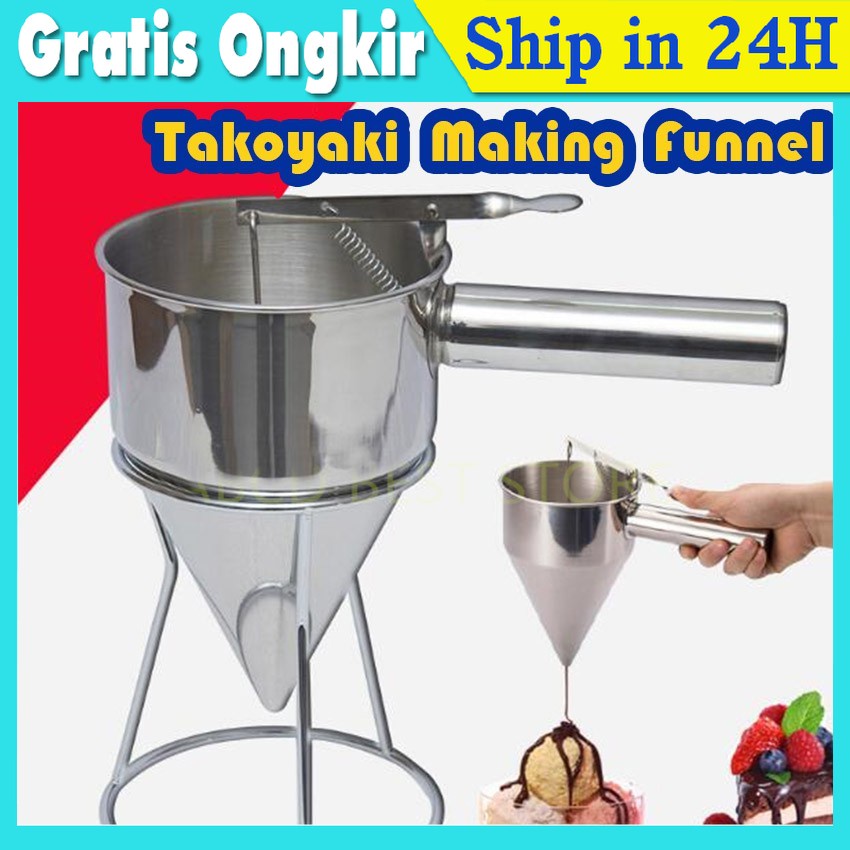 Jual Batter Dispenser Penuang Adonan Ice Cream Stainless Wiht Rak Utk ...