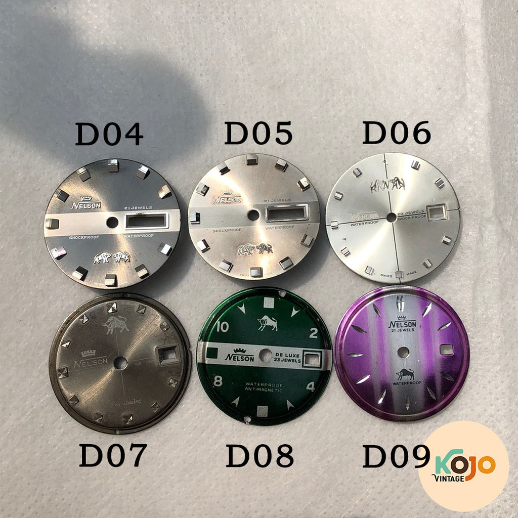 Jual Dial Jam Tangan Pria Antik Jadul Vintage Langka Nelson | Shopee ...