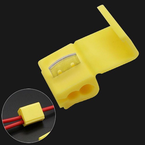 Jual Jumper kabel Yellow Scotch Lock Quick Splice Wire Connector 2 to 1 ...