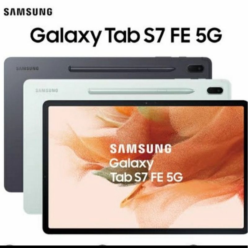 Jual Samsung Galaxy Tab S7 FE 5G 6/128gb Grs Resmi Samsung Indonesia SEIN | Shopee Indonesia