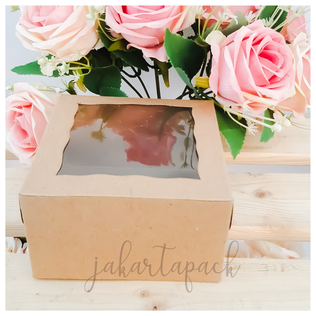 Jual SB02 - 25 PCS - soft box - kotak kue - dus snack - kotak makan ...