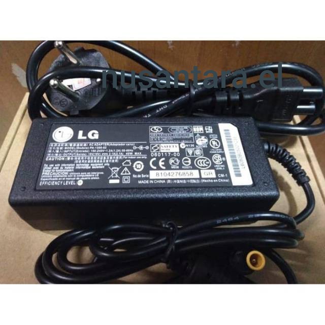 Jual Adaptor Charger TV monitor LG 19V 0,84A/1.3A/1.6A/1,7A/2.1A bonus ...