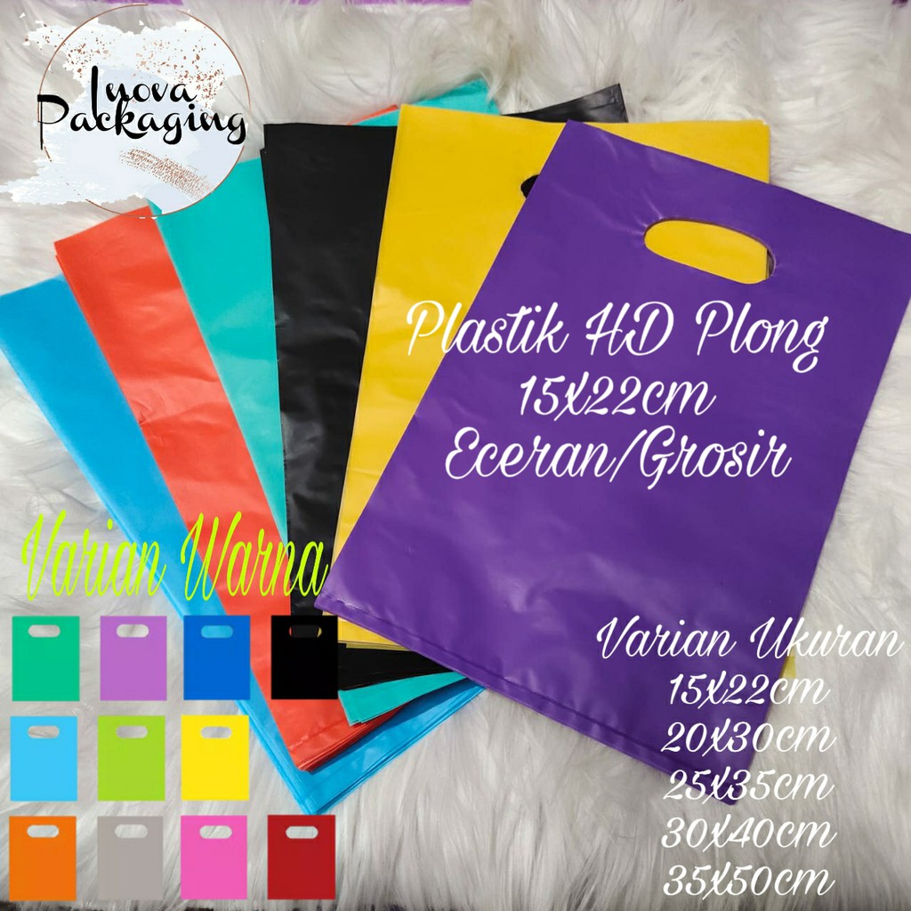 Jual Plastik HD Plong 15 x 22 cm / Plastik Online / Plastik Packing ...