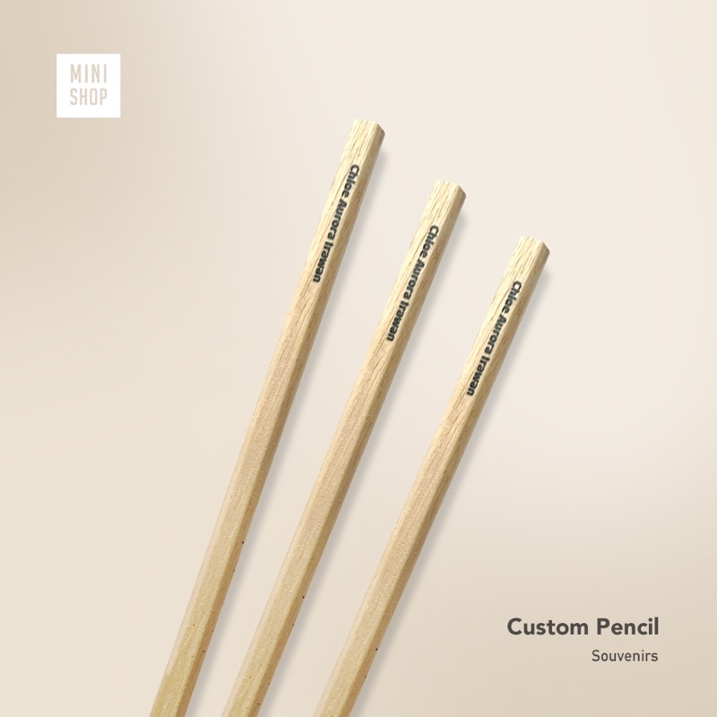 Jual Pensil grafir custom nama / pencil kayu | Shopee Indonesia
