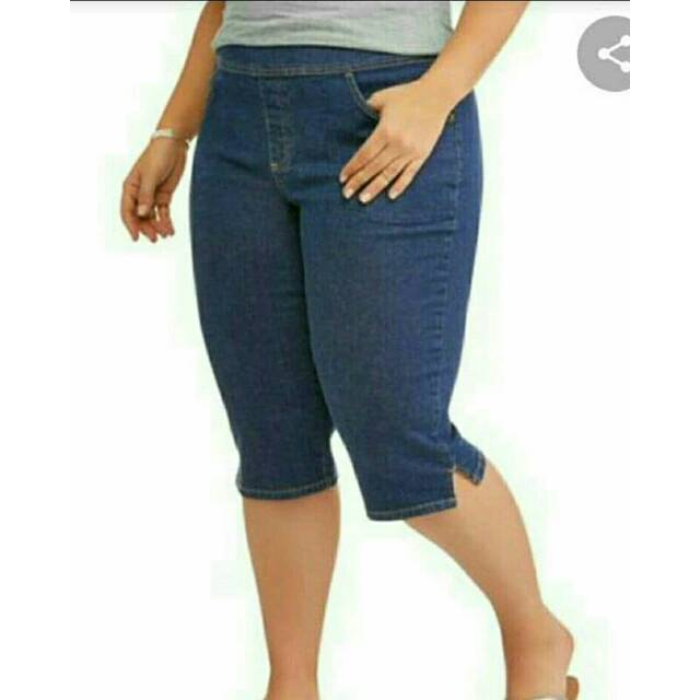 Jual lp 160 150 140 130 120 110 Jumbo Jeans 3/4 Terra&Sky | Shopee Indonesia