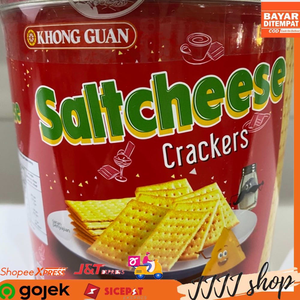 Jual Khong Guan Saltcheese Crackers Biskuit Cemilan Snack Kemasan ...