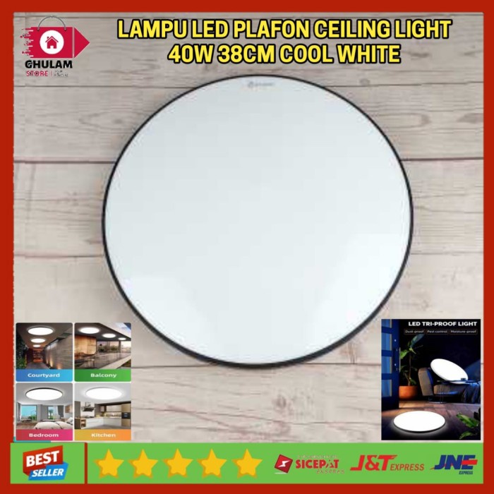 Jual Lampu LED Plafon Ceiling Light 40W 38cm Cool White Lampu Tempel ...