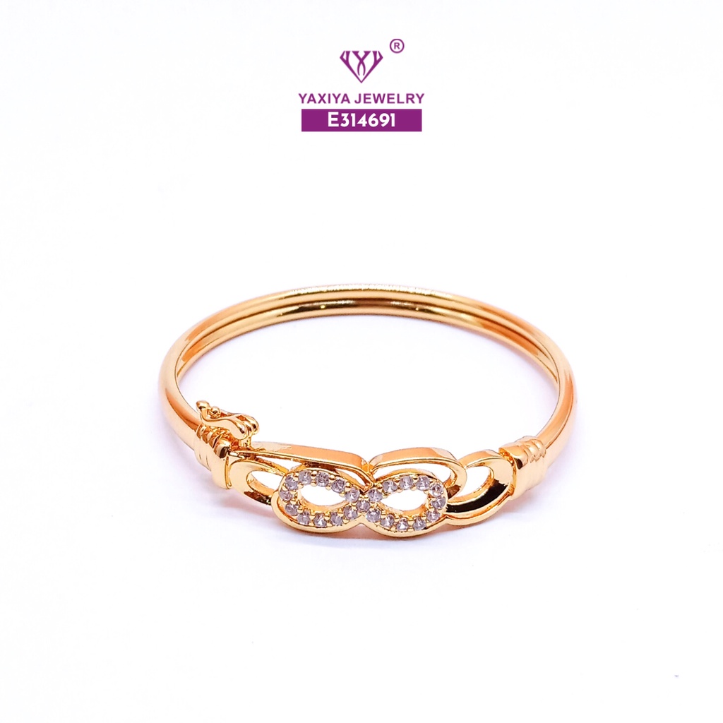 Jual Yaxiya Gelang Bayi/Gelang Baby Perempuan Bangle Permata Perhiasan ...