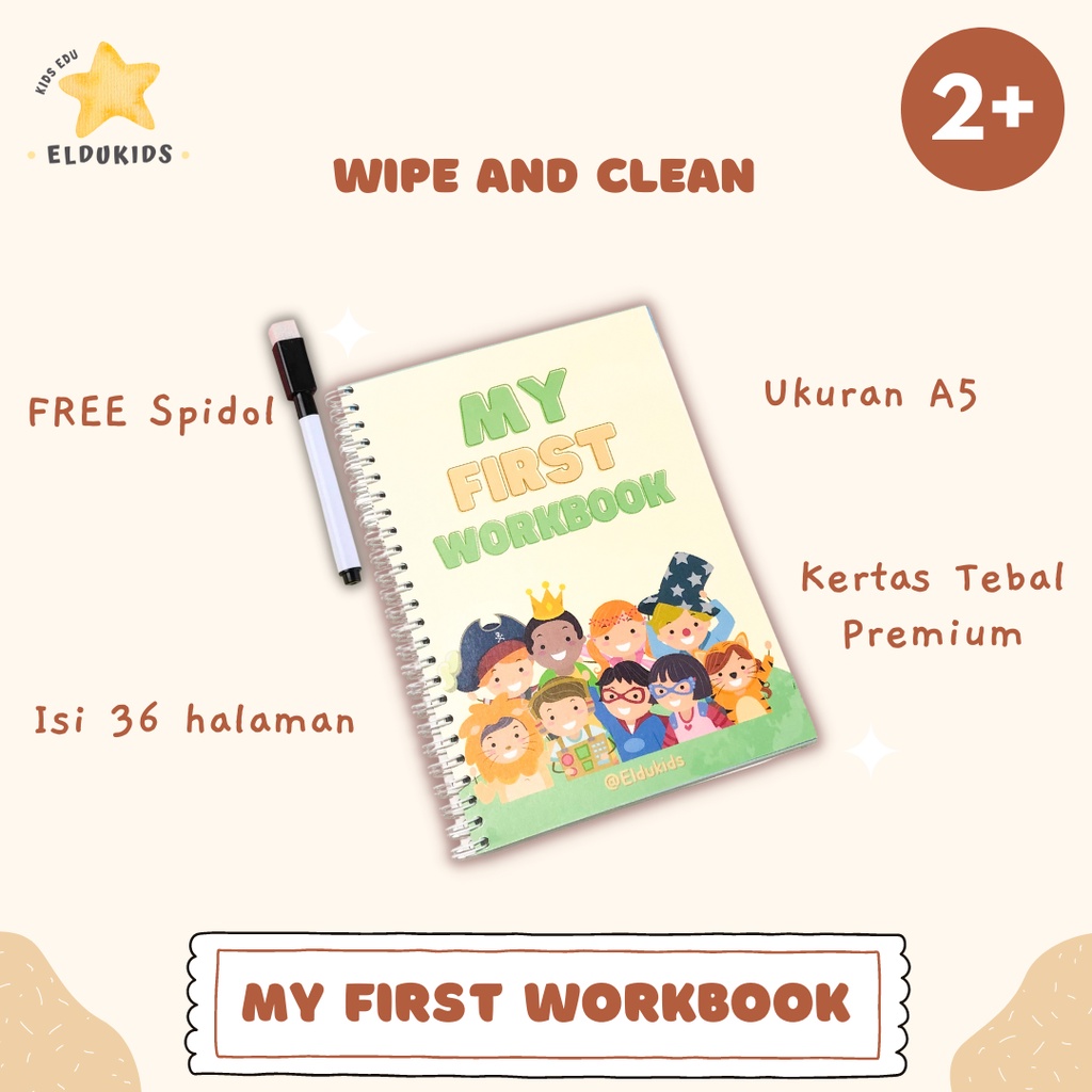 Jual Buku "My First Workbook" (Wipe and Clean) | Shopee Indonesia