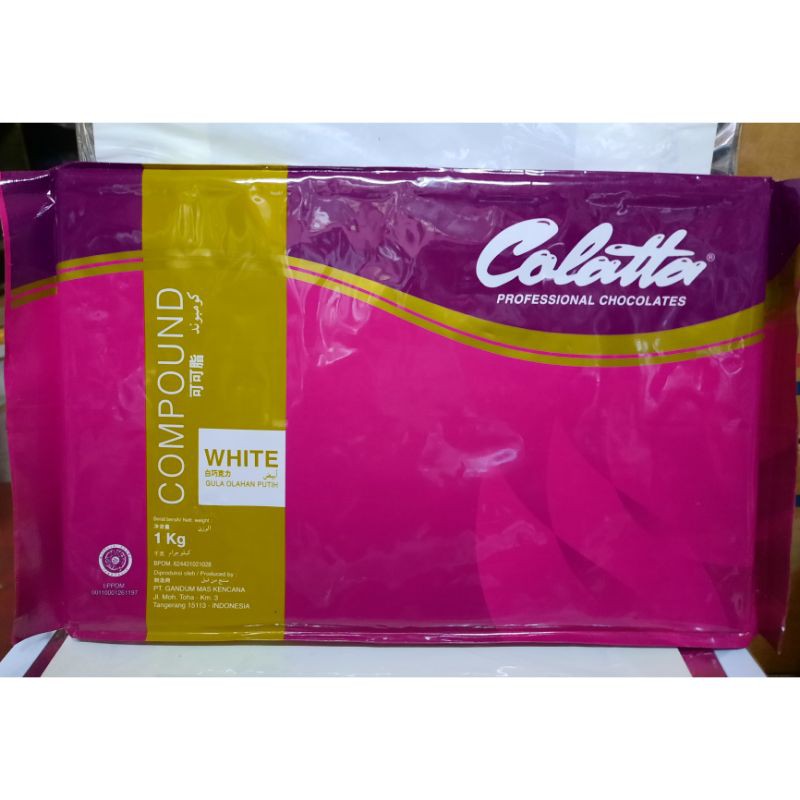 Jual COLATTA COMPOUND 1KG/COLATTA WHITE/COLATTA MILK /COKELAT BLOK ...