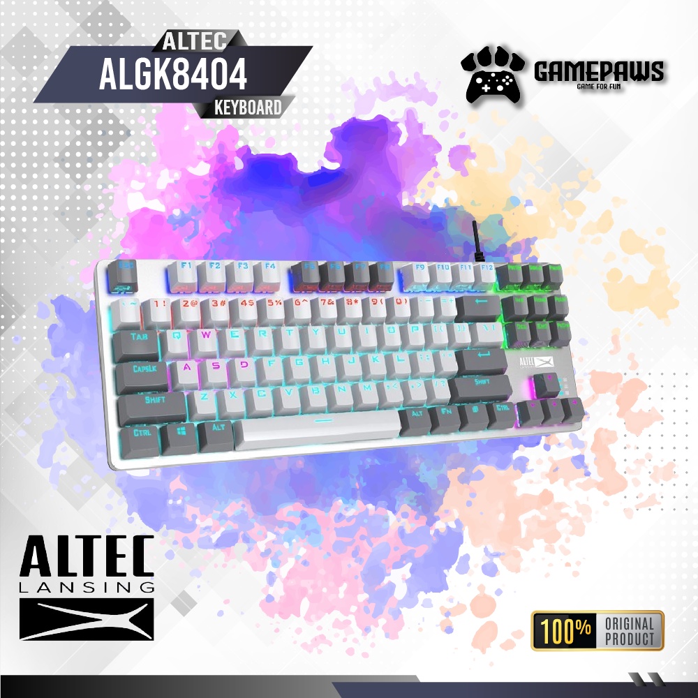 Jual Keyboard Mechanical Gaming TKL Altec Lansing ALGK-8404 RGB ...