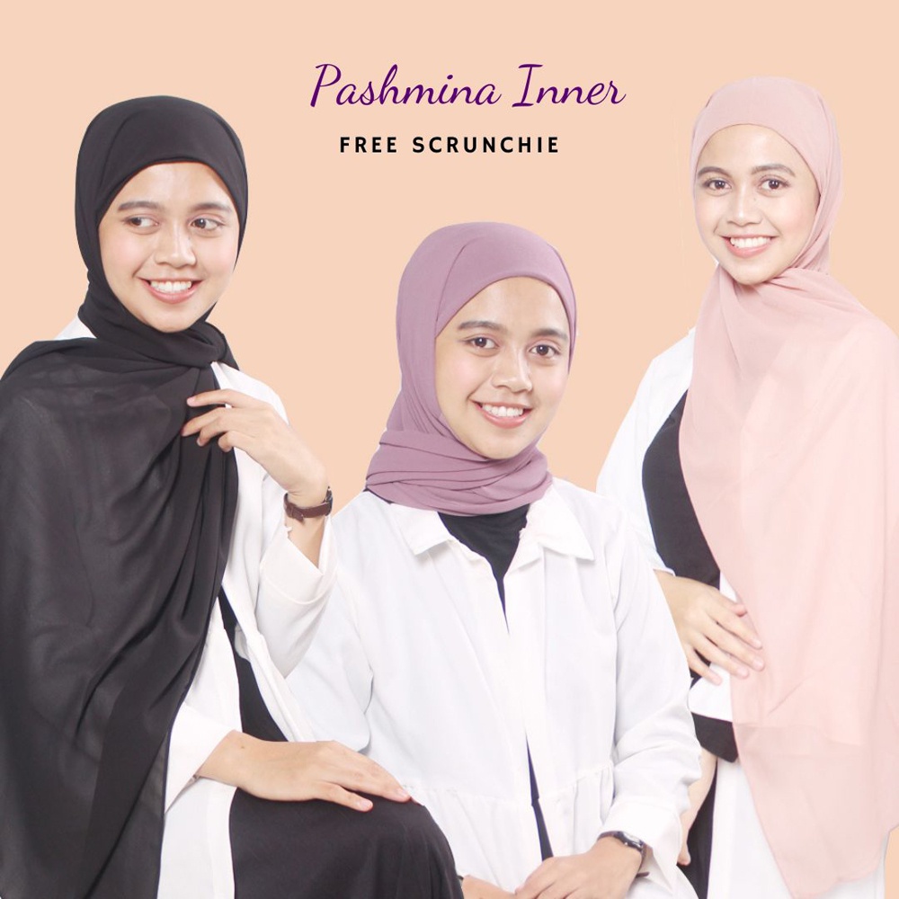 Jual PASHMINA INNER/PASMINA CERUTY PLUS CIPUT BABYDOLL PREMIUM/PASHMINA ...