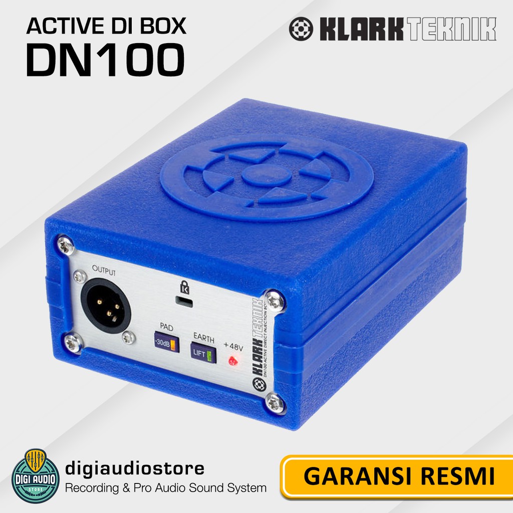 Jual DI BOX Aktif Klark Teknik DN100 - Direct Box Active with Phantom ...