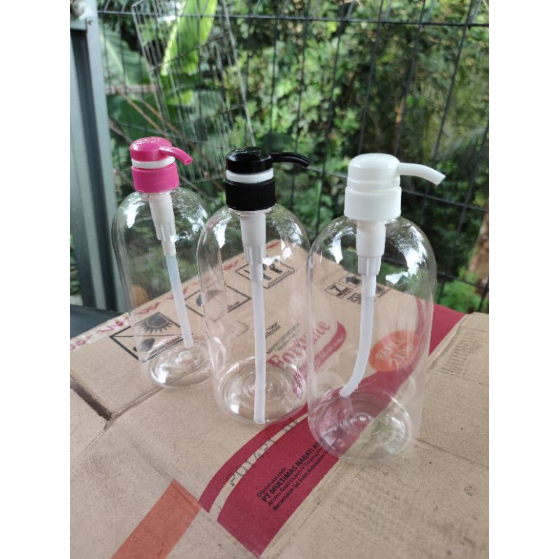Jual Botol Pump 1 Liter / Botol Pump 1000 ml / Botol Hand sanitizer 1 Liter / Botol Sabun 1 ...