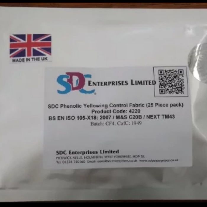 Jual SDC Phenolic yellowing Control Fabric | Shopee Indonesia