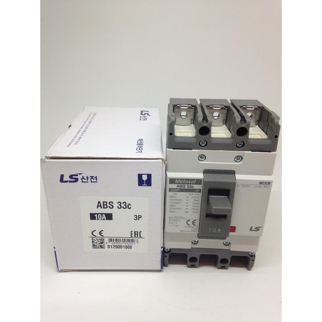Jual MCCB 3P 10A- 30A Type ABS-33C / 14KA-18KA Merk LS | Shopee Indonesia