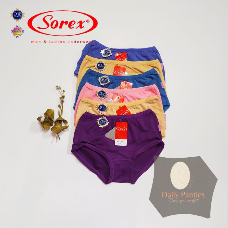 Jual (6pcs) CD WANITA SOREX 1230 CELANA DALAM KATUN SOREX CD SOREX ASLI CELANA DALAM WANITA ...