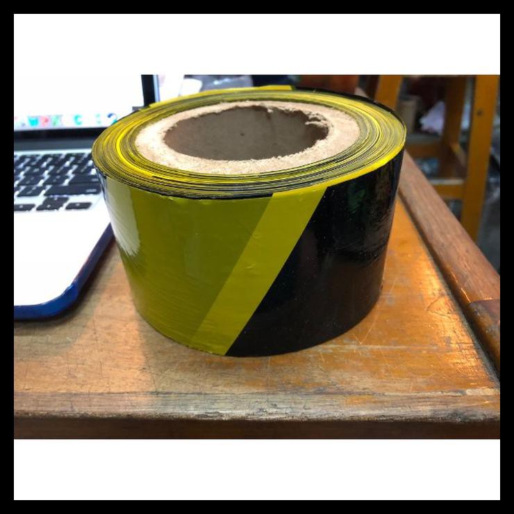 Jual Safety Garis Proyek Police Line Barricade Tape Ukuran 3" X 300 ...