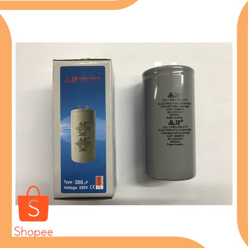 Jual Dijual last stok kapasitor 300 uf mfd JP colok 250 vac motor starting 19DEZ Limited ...
