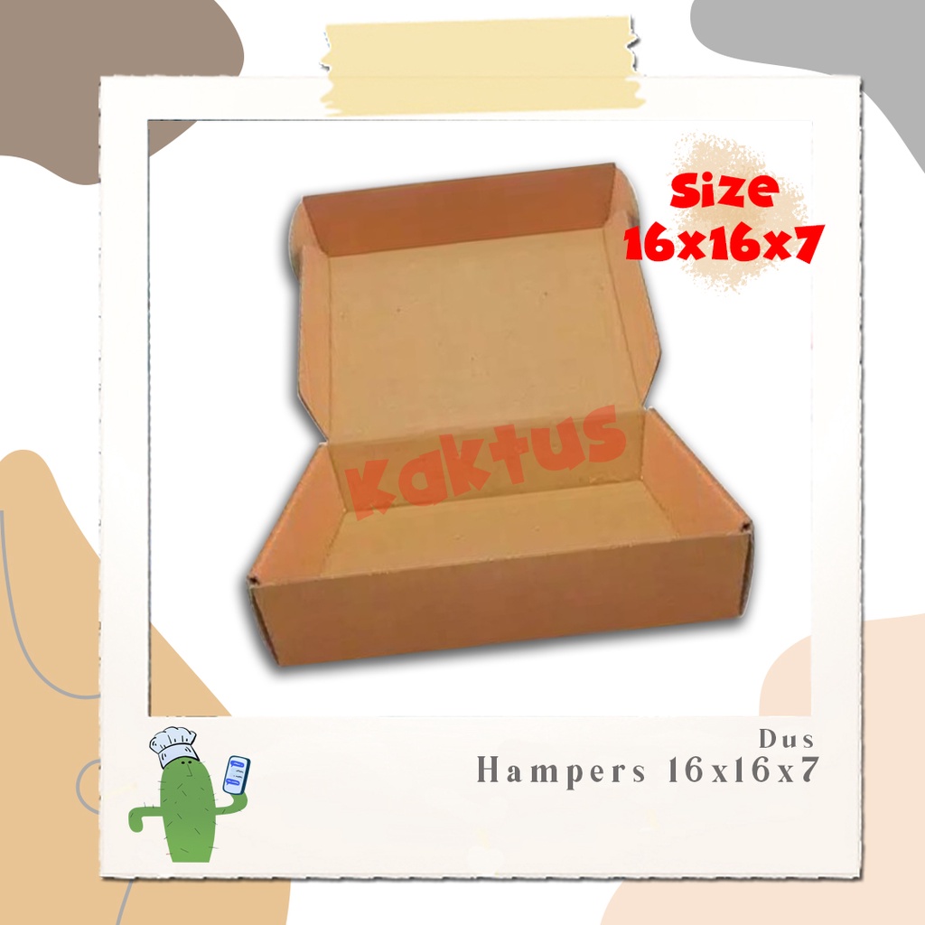 Jual Box coklat 16x16x7, Box Murah, Hampers | Shopee Indonesia