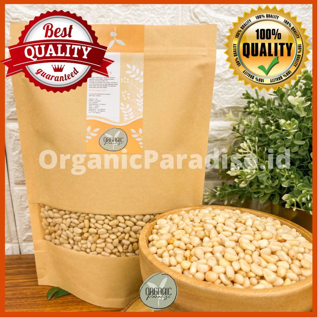 Jual Organic Paradise Raw Pine Nut 1 Kg / Kacang Pinus Mentah 1 Kg | Shopee Indonesia