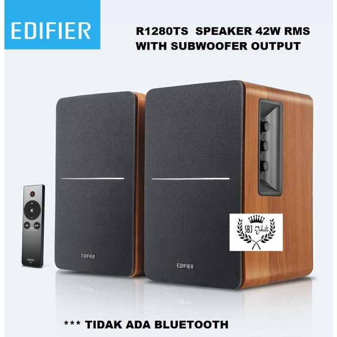 Jual Edifier R1280Ts Bookshelf Speakers 42W RMS SUBWOOFER OUTPUT ...