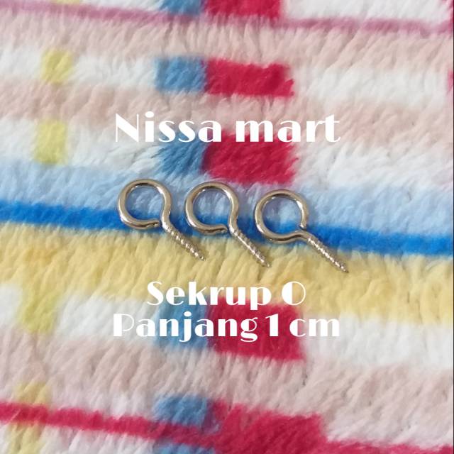 Jual Sekrup model O panjang 1 cm sekrup O accesories kayu pasangan ...
