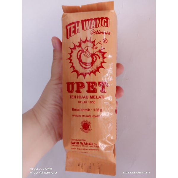 Jual Teh "UPET" Cirebon Kemasan Coklat Sedang Berat - 125 Gram Oleh ...
