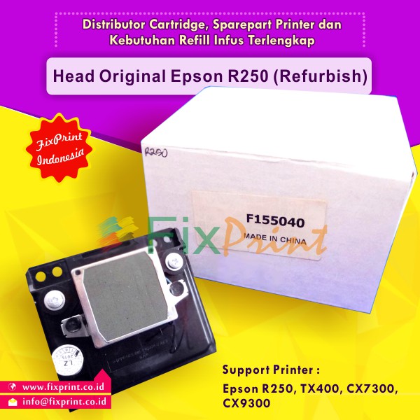 Jual Print Head Printer Epson R250 TX400 CX7300 CX9300 Original ...