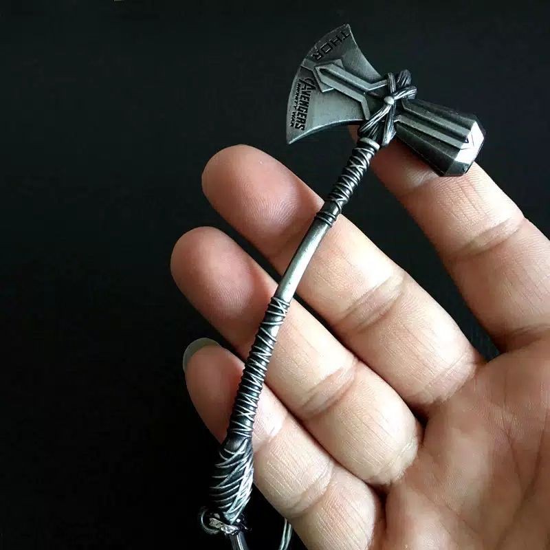 Jual Gantungan Kunci Senjata Kapak Avenger Thor/Keychain Axe Marvel ...