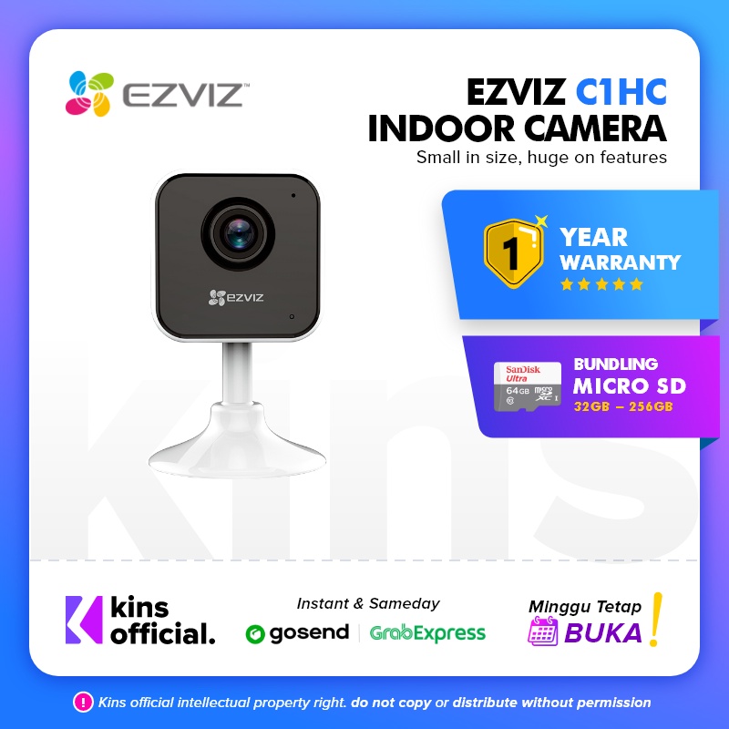 Jual EZVIZ C1HC 1080P 2MP IP Cam Wireless Camera | Shopee Indonesia